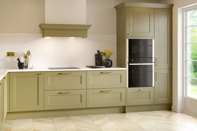 Belsay Olive | Olive Green Kitchen | Second Nature Kitchens